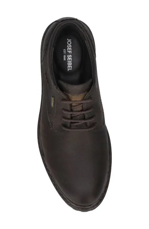 Josef Seibel Waterproof Leather Derby - Moro