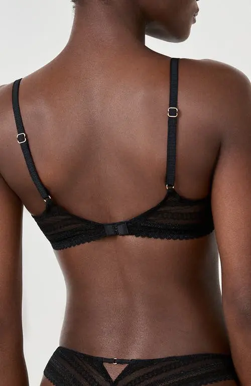 ETAM Aura N°9 Underwire Balconette Bra - Black