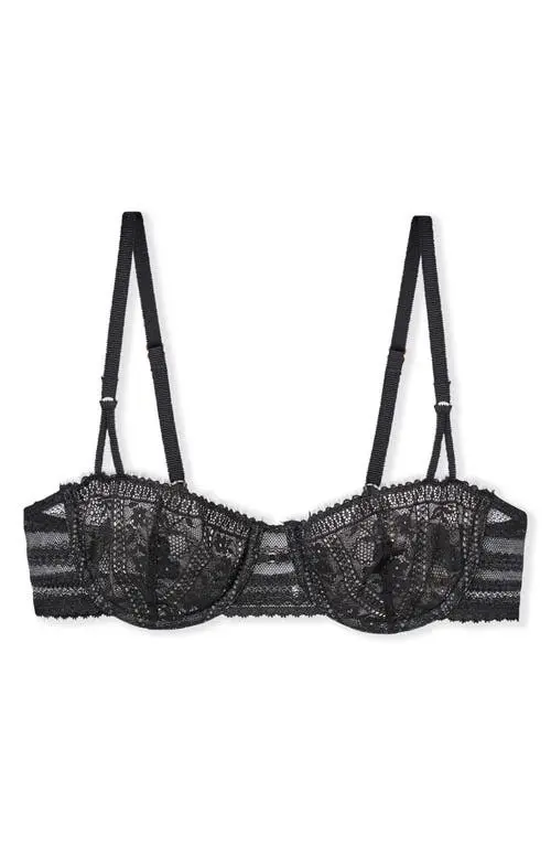 ETAM Aura N°9 Underwire Balconette Bra - Black