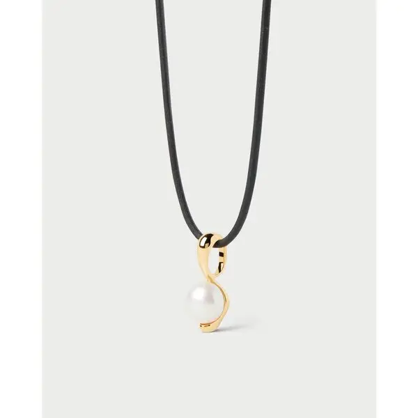 PDPAOLA La Perla Essential Pendant Necklace - Brass