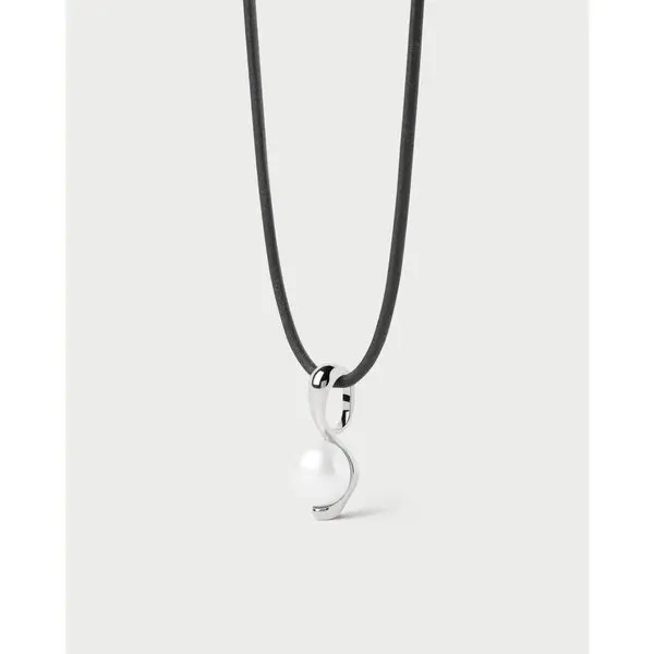 PDPAOLA La Perla Essential Pendant Necklace - Onyx