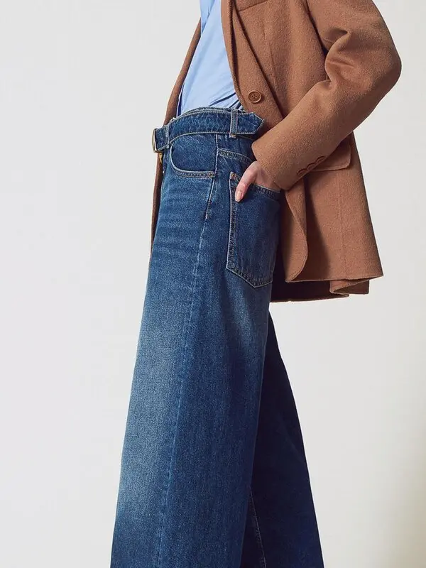 TWINSET Wide Leg Jeans