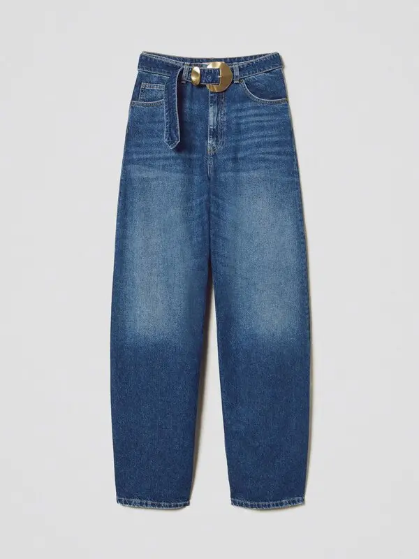 TWINSET Wide Leg Jeans