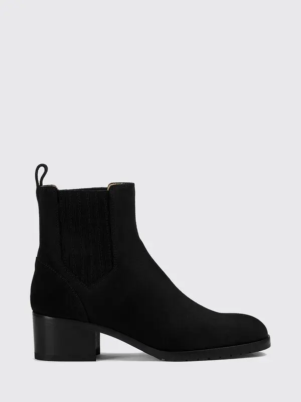 DOUCAL'S Suede Chelsea Boots - Black
