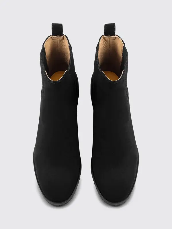 DOUCAL'S Suede Chelsea Boots - Black