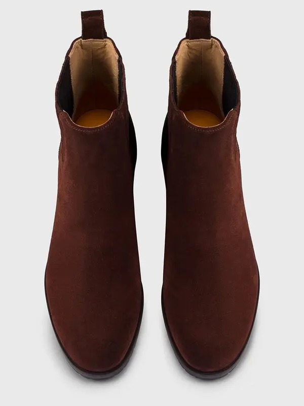 DOUCAL'S Suede Chelsea Boots - Brown