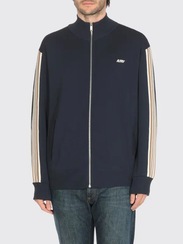 AUTRY Full Zip Sweatshirt - Blue
