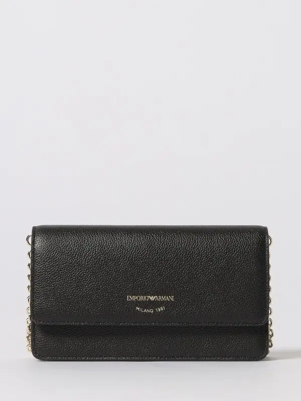 Emporio Armani Chain Strap Mini Bag - Black