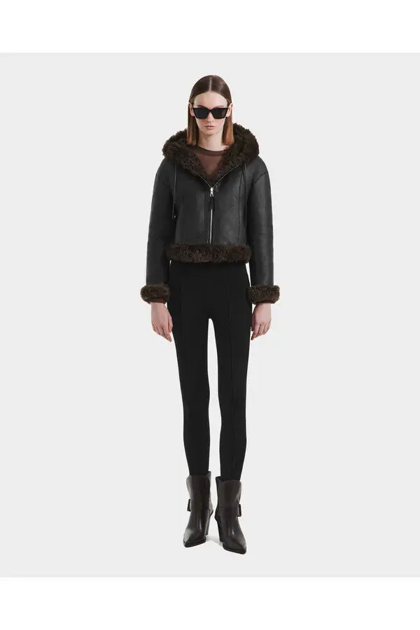 Rudsak Norah Reversible Shearling And Leather Jacket