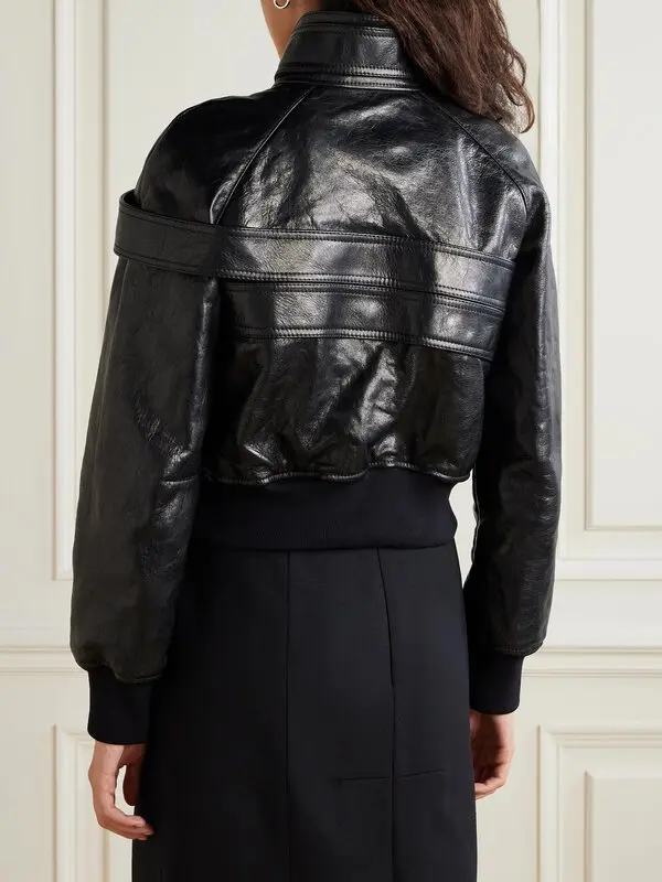 Alexander McQueen Buckled Leather Biker Jacket