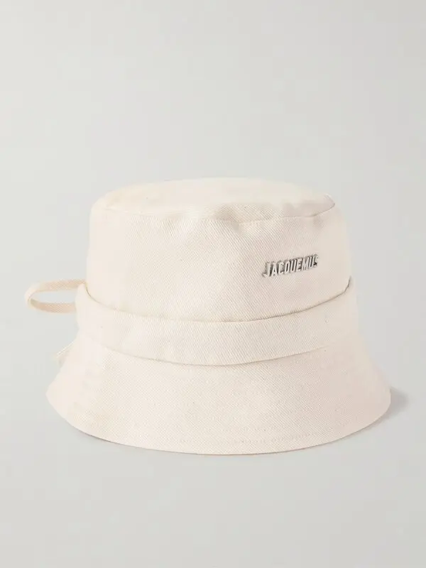 Jacquemus The Gadjo Embellished Bucket Hat - Off-white
