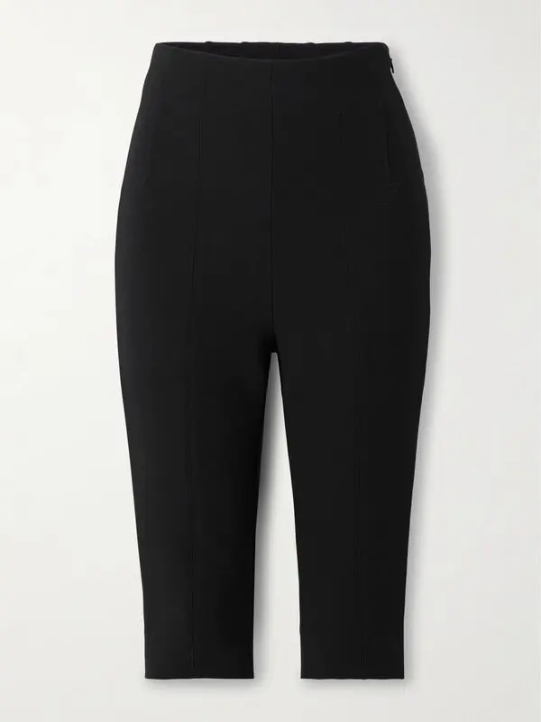 Jacquemus The Capri Stretch-crepe Shorts - Black