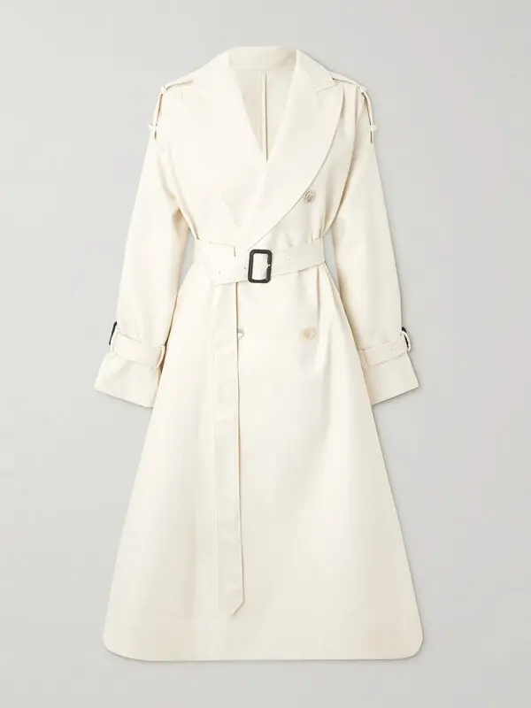 Givenchy Belted Double-breasted Cotton-twill Trench Coat