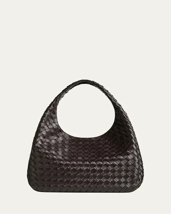 Bottega Veneta Campana Large Leather Shoulder Bag - Fondant
