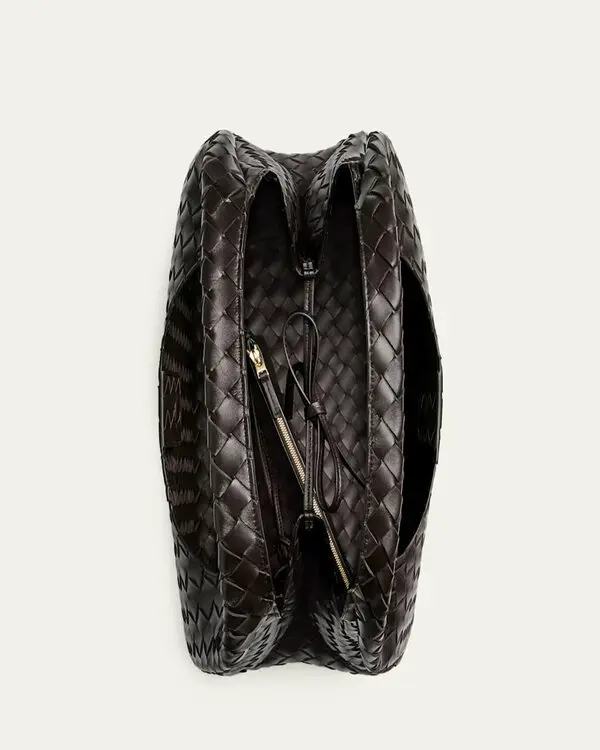 Bottega Veneta Campana Large Leather Shoulder Bag - Fondant
