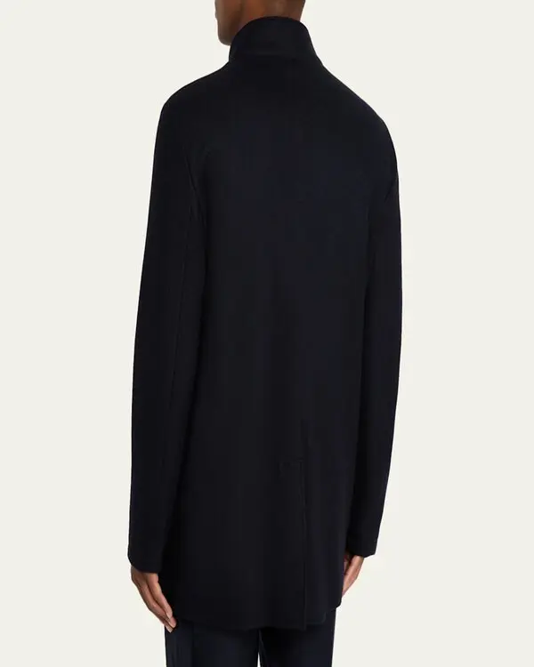 MANDELLI Cashmere Jersey Car Coat