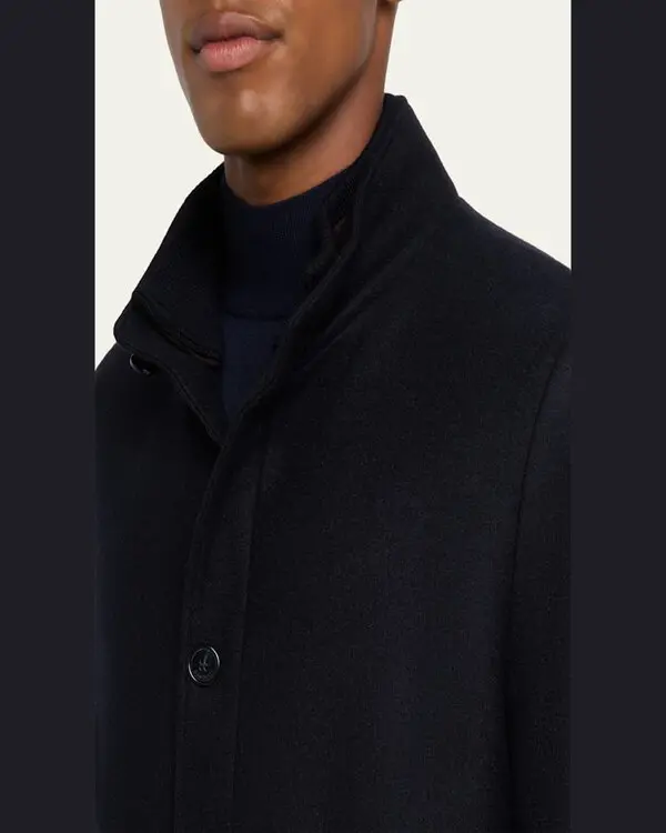MANDELLI Cashmere Jersey Car Coat