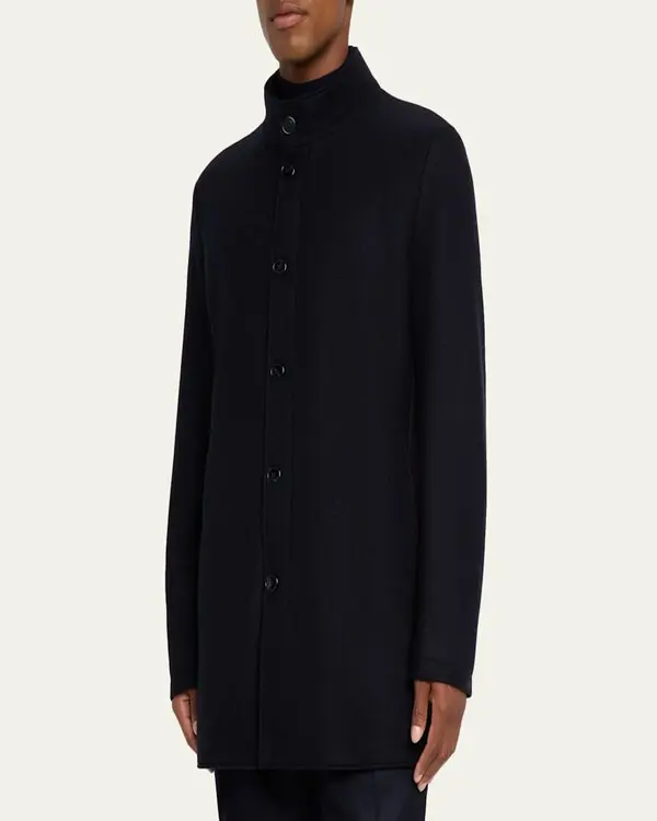 MANDELLI Cashmere Jersey Car Coat