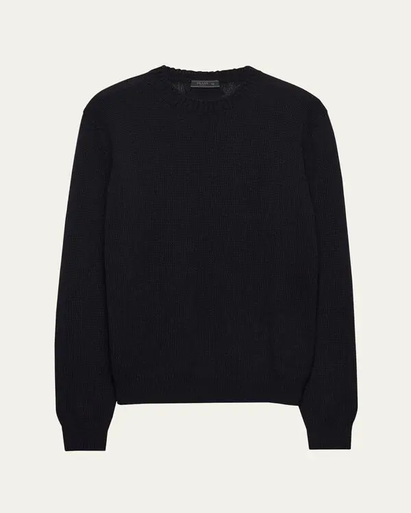 Prada Cashmere Knit Crewneck Sweater