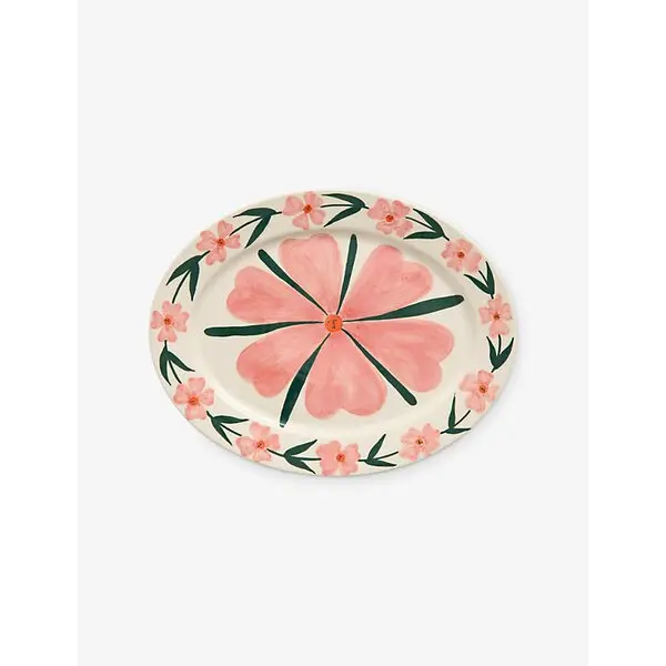 HAY La Pittura Ceramic Oval Serving Platter - Josephine