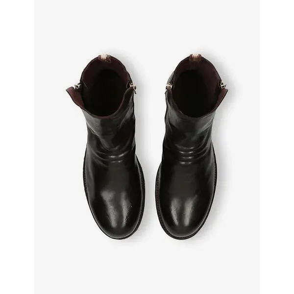 Officine Creative Bulla Leather Ankle Boots