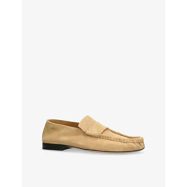 THE ROW Suede Moccasins