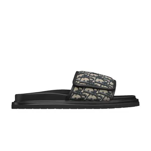 Dior Aqua Oblique Sandals - Black