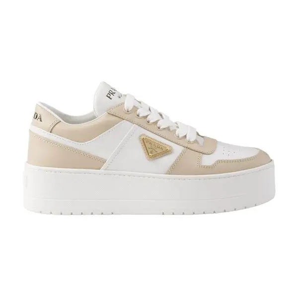 Prada Downtown Leather Sneakers