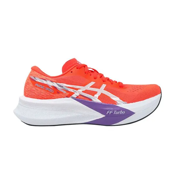 Asics Wmns Magic Speed 4 'flash' Athletic Sneakers - Red