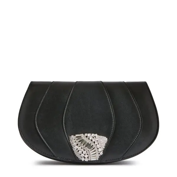 GIUSEPPE ZANOTTI Orbits Leather Clutch