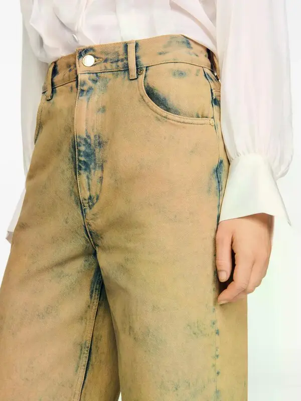 Sandro Five-pocket Acid-wash Jeans