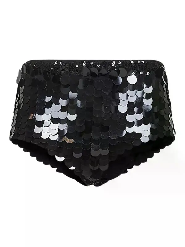P.a.r.o.s.h Sequin-embellished Shorts - Black