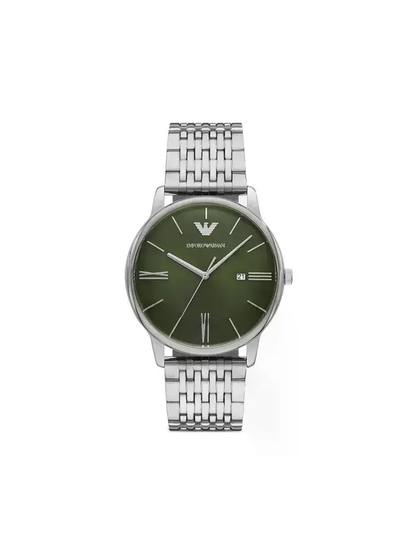 Emporio Armani Stainless Steel 42mm Watch - Green