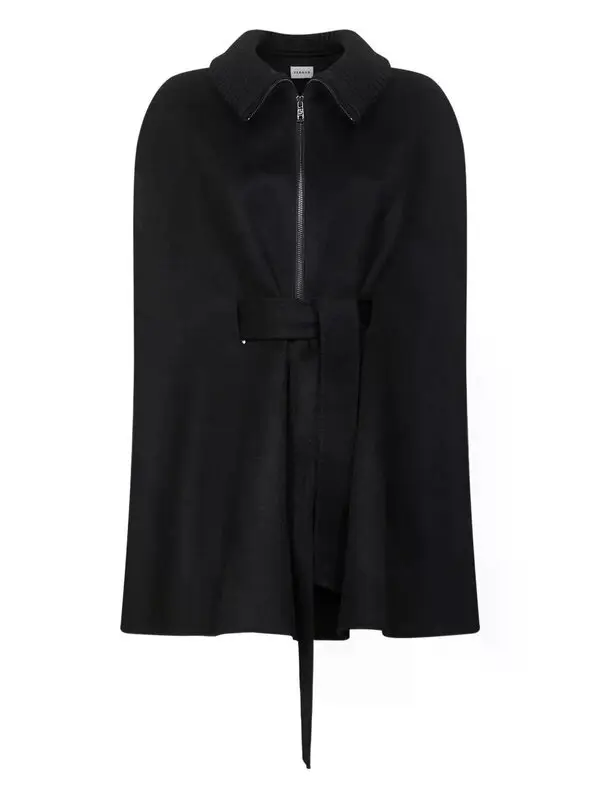 P.a.r.o.s.h Zip-front Belted Cape