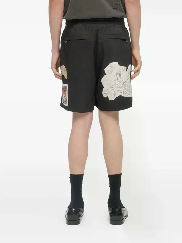 DOMREBEL Graphic-print Shorts