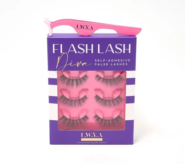 LWYA BY KIM GRAVEL Flash Lash Trio With Applicator - One-color