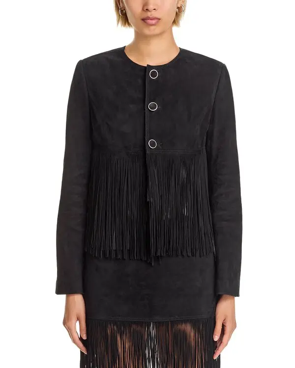 FRAME The Saddle Leather Jacket