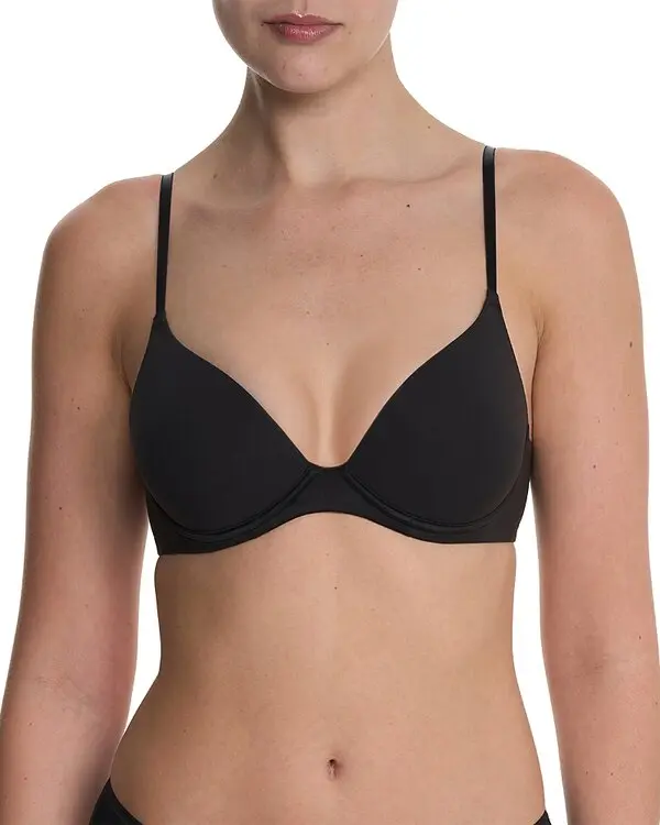 Natori Soft Focus Comfort Convertible Demi T Shirt Bra - Black