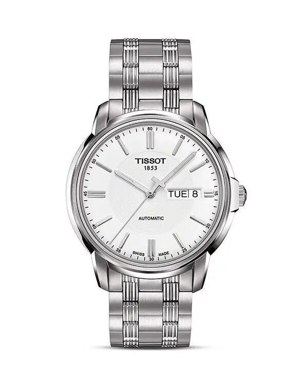TISSOT Automatic Iii 39mm Watch - White/silver