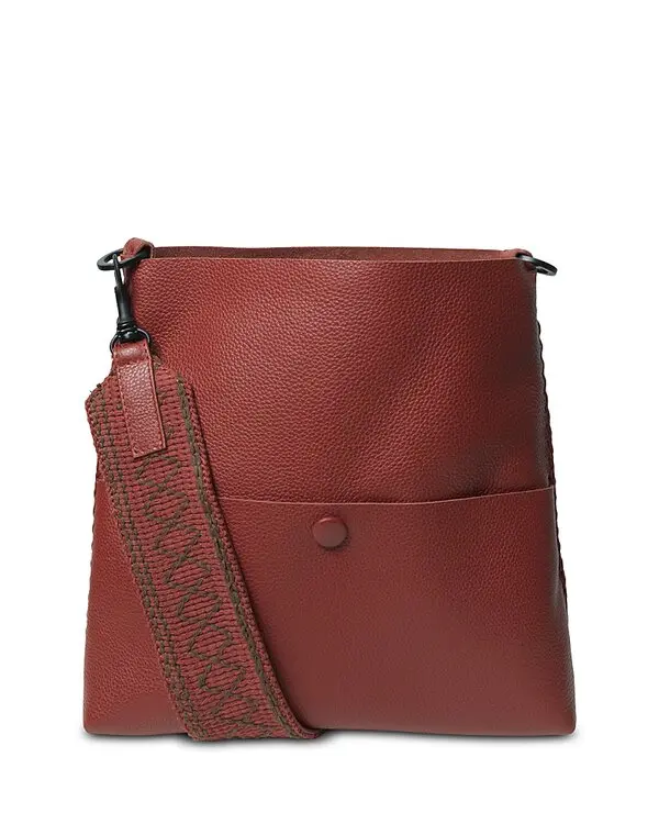 Callista Marquise Slim Leather Messenger Bag