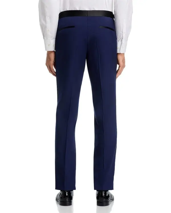 BOSS Slim Fit Tuxedo Pants - Bright Blue