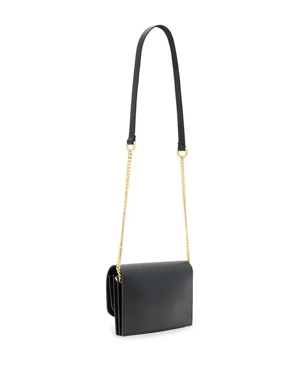 ALLSAINTS Etta Small Leather Clutch Bag - Black
