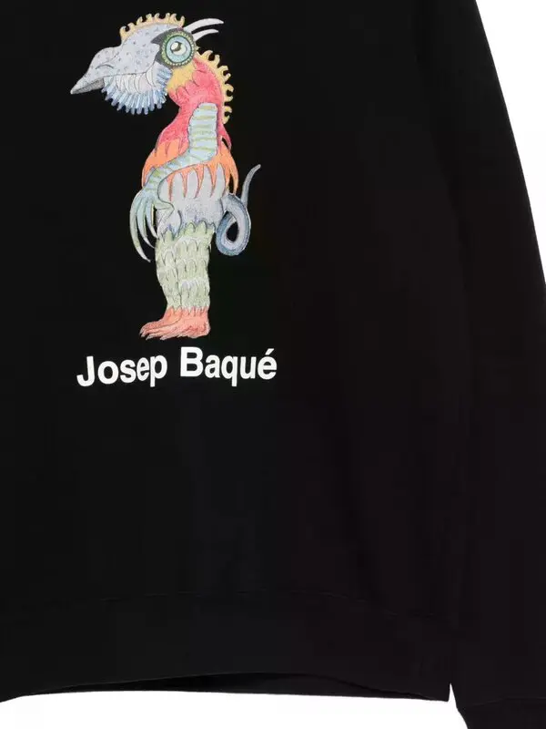 Undercover Graphic-print Cotton Sweatshirt - Black