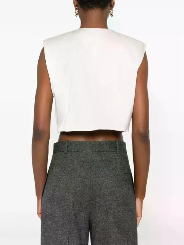 Sandro Sleeveless Bow-detail Top