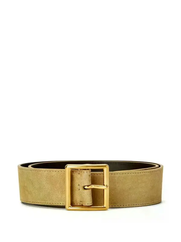 NILI LOTAN Marcela Suede Belt - Brown