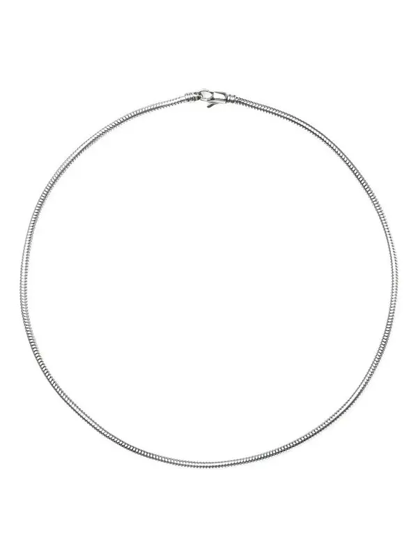 Tom Wood Snake Chain Necklace - Grey