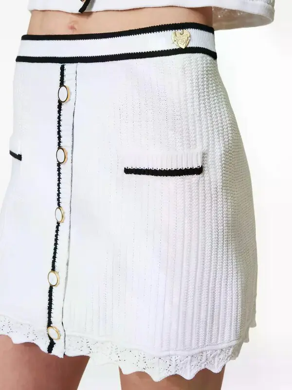 TWINSET Button-embellished Mini Skirt
