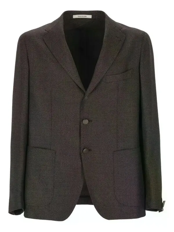 Tagliatore Single-breasted Patch-pocket Blazer