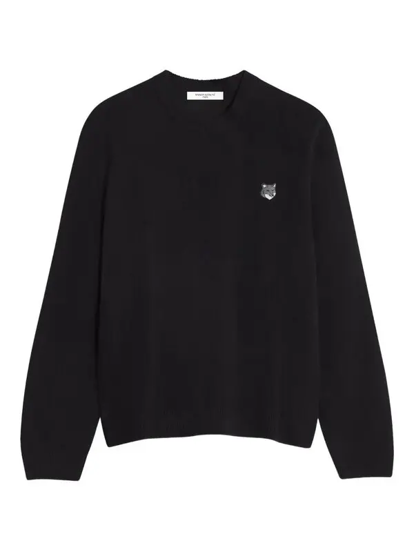 Maison Kitsuné Wool Sweater - Black