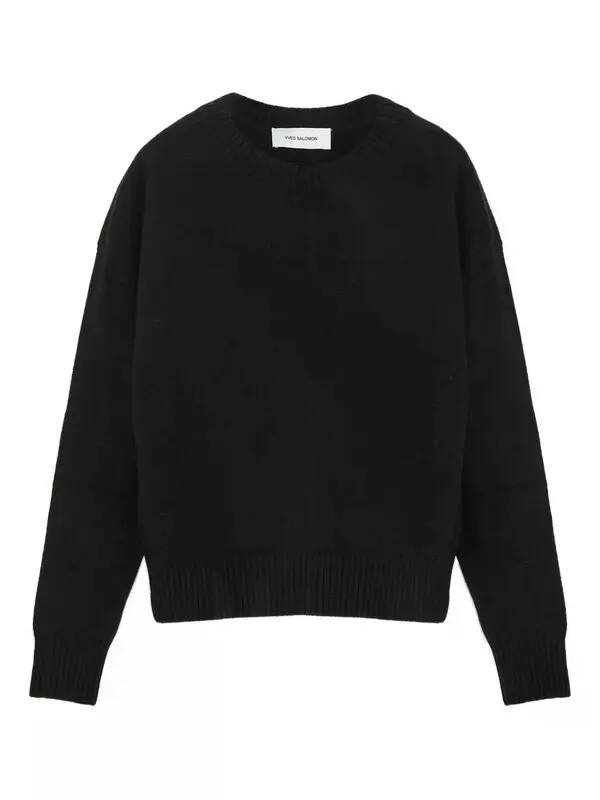 YVES SALOMON Wool Crew-neck Sweater